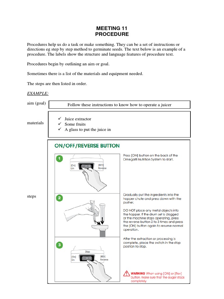 MEETING 11 - Procedure | PDF | Career & Growth