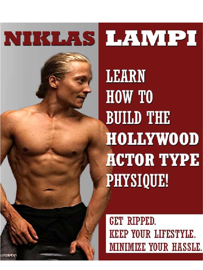 How To Build An Hollywood Actor Type Physique Pdf Physical