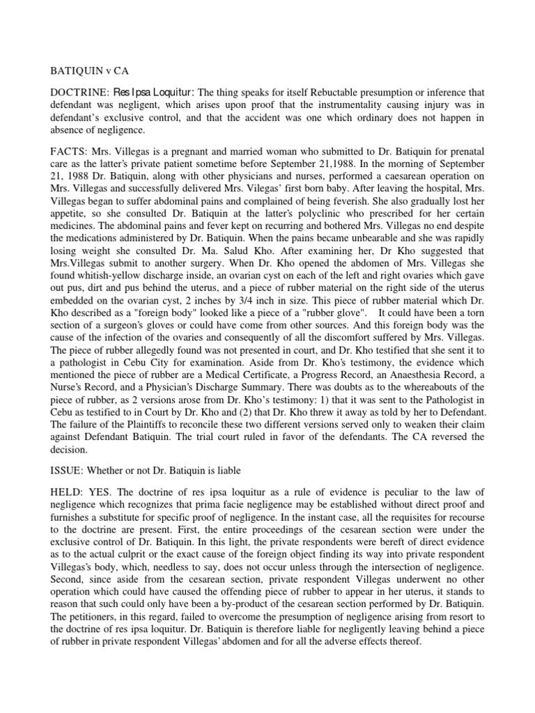 BATIQUIN V CA 2 | PDF | Common Law | Justice