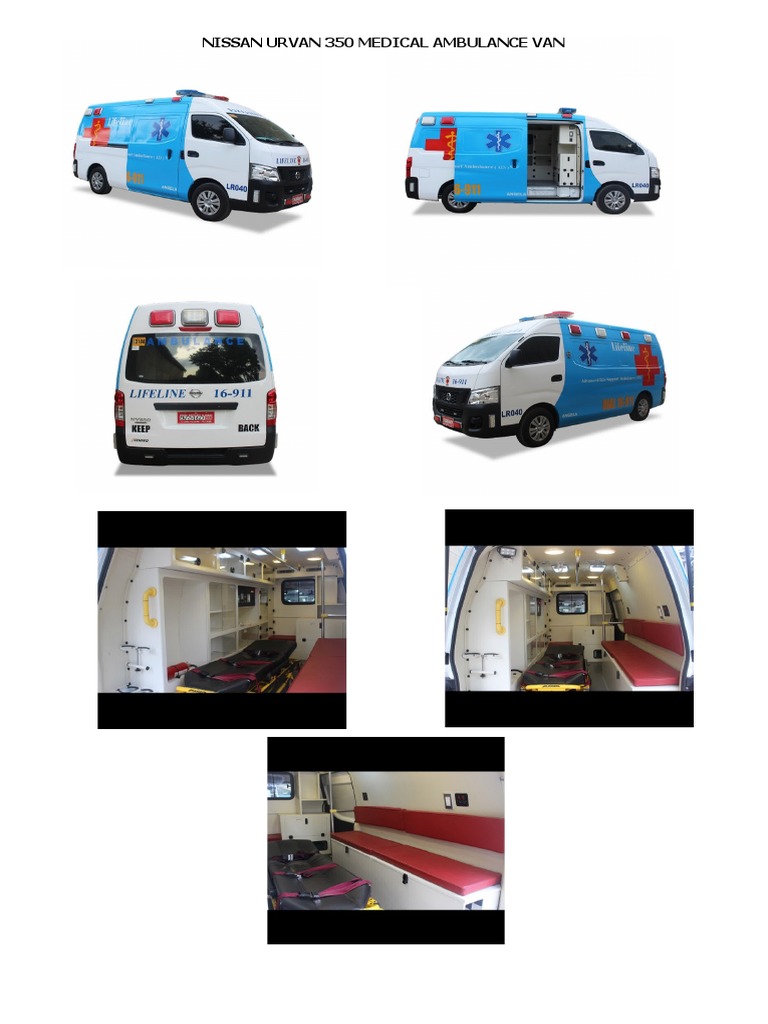 Nissan Urvan 350 Medical Ambulance Van | PDF | Motor Vehicle ...
