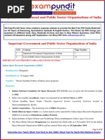 1500+ GK One Liners For SSC CGL | PDF | Sodium Bicarbonate | Bone