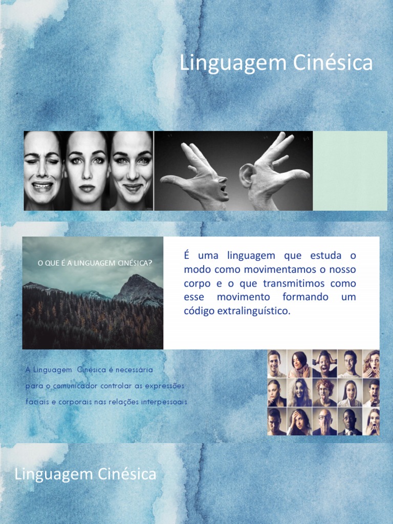 Entendendo a Linguagem Cinésica | PDF | Comunicação | Comunicação humana