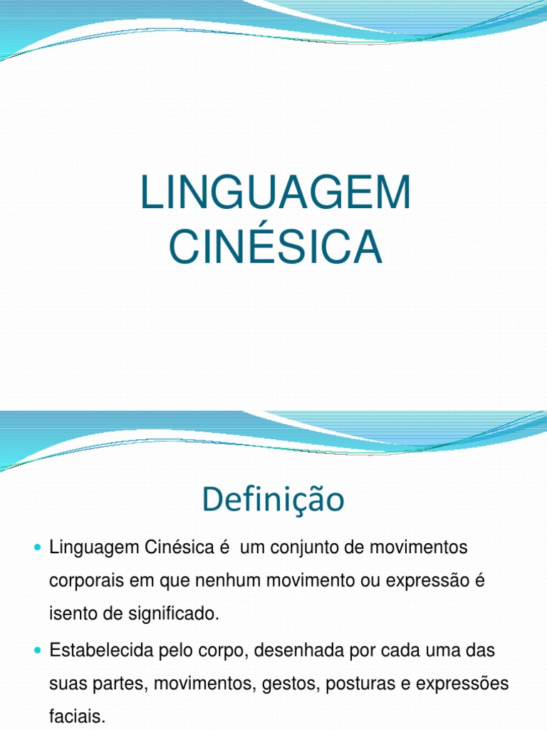 Linguagem Cinésica | PDF