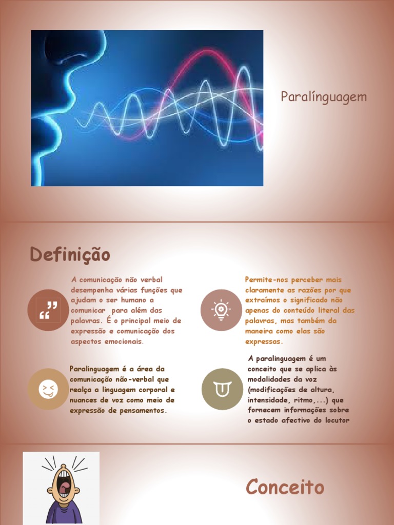 Paralinguagem | PDF | Canto | Voz humana