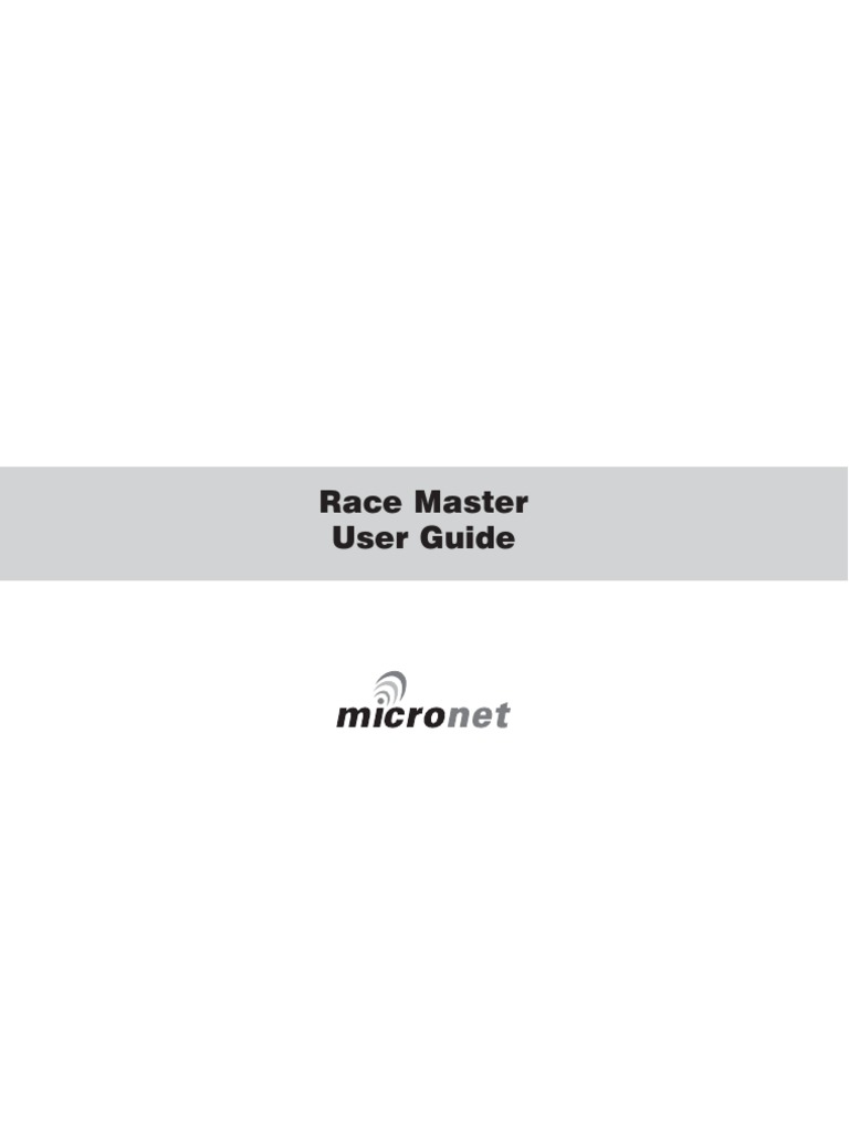 Tacktick Race Master Manual | PDF | Compass | Water Transport