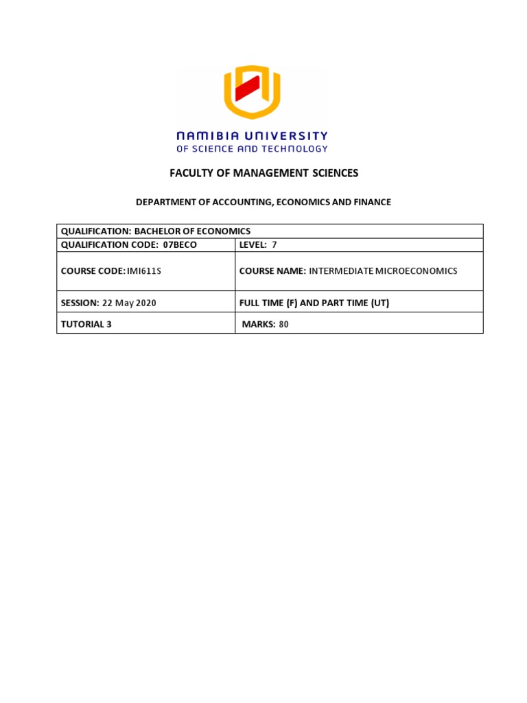 Tutorial 3 Worksheet PDF | PDF | Utility | Income