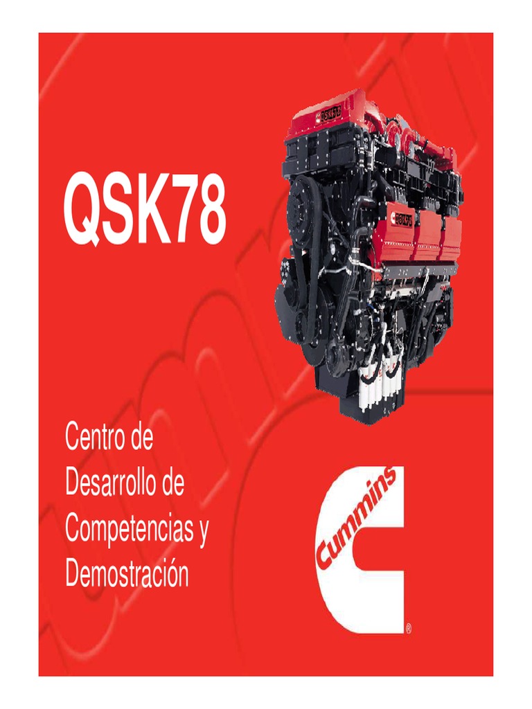 Cummins QSK78 - Calificacion PDF | PDF | Turbocompresor | Tecnologías ...