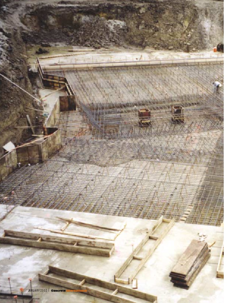 Mass Concrete Temperature Control Guidelines | PDF | Concrete | Cement