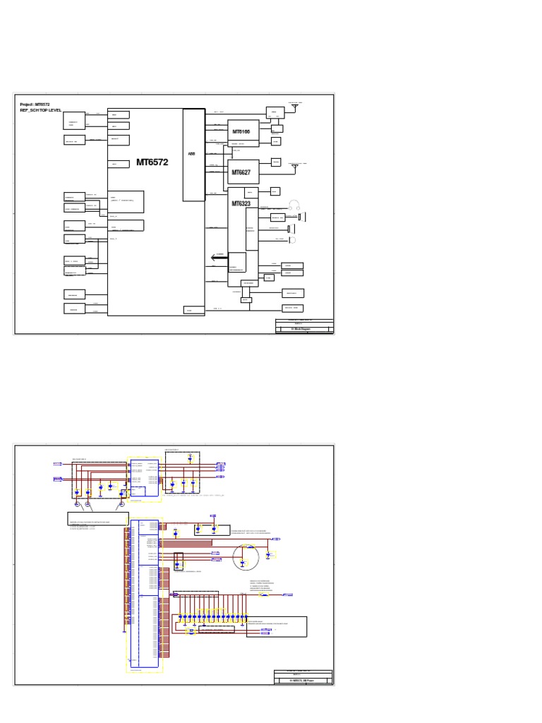 Project: MT6572 Ref - SCH Top Level: 01 Block Diagram | PDF | Digital Electronics | Electronic ...