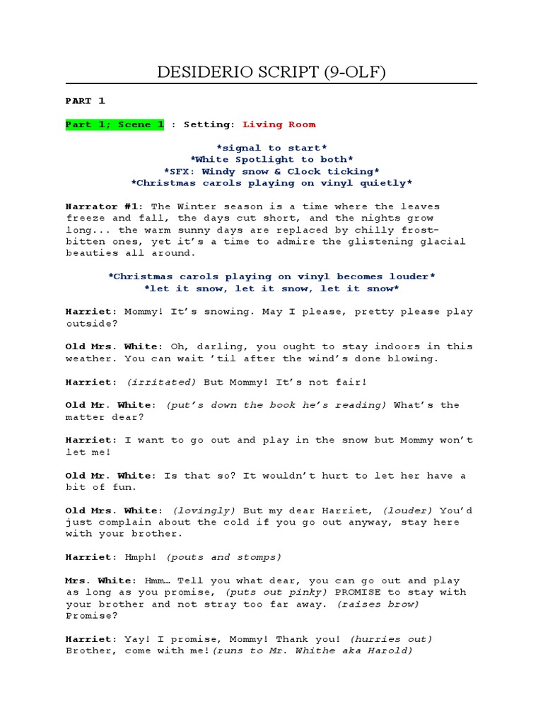 The Monkey's Paw Script | PDF