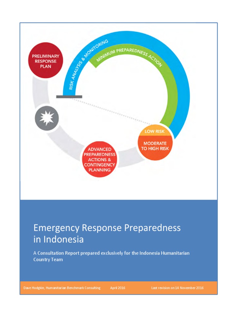 2016 Emergency Response Preparedness Report in Indonesia Eng PDF | PDF ...