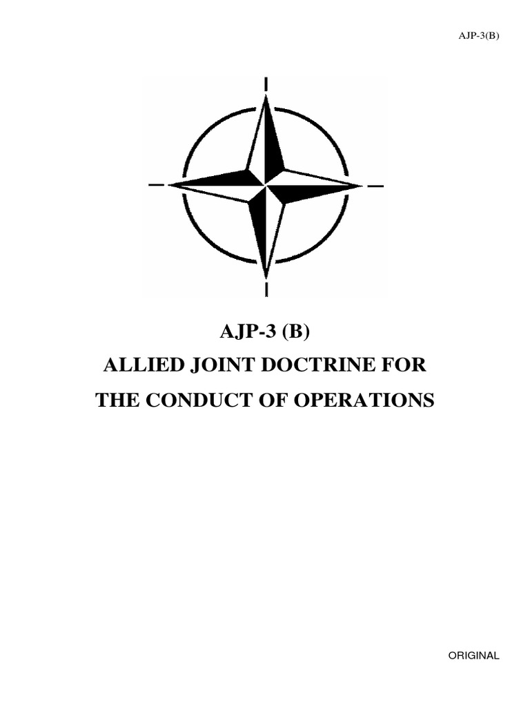 AJP-3 (B) Allied Joint Doctrine For The Conduct of Operations | PDF ...