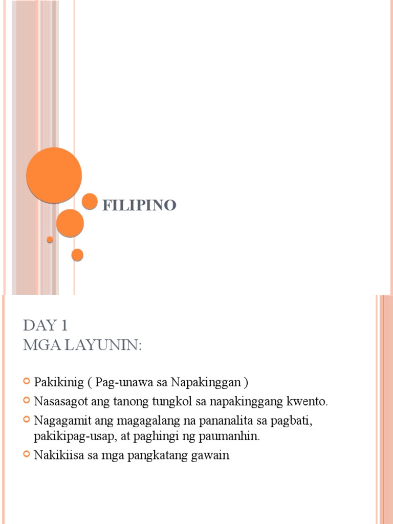 Q1 W3 Filipino | PDF