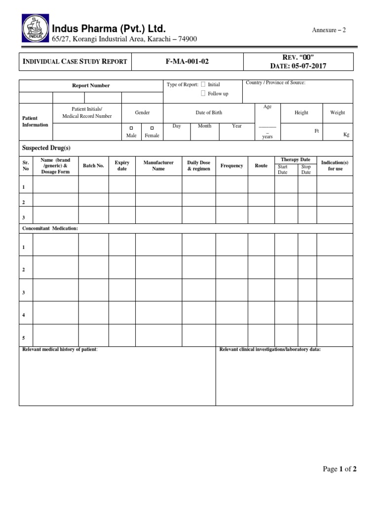 Adr Form 2 | PDF | Dose (Biochemistry) | Chemistry