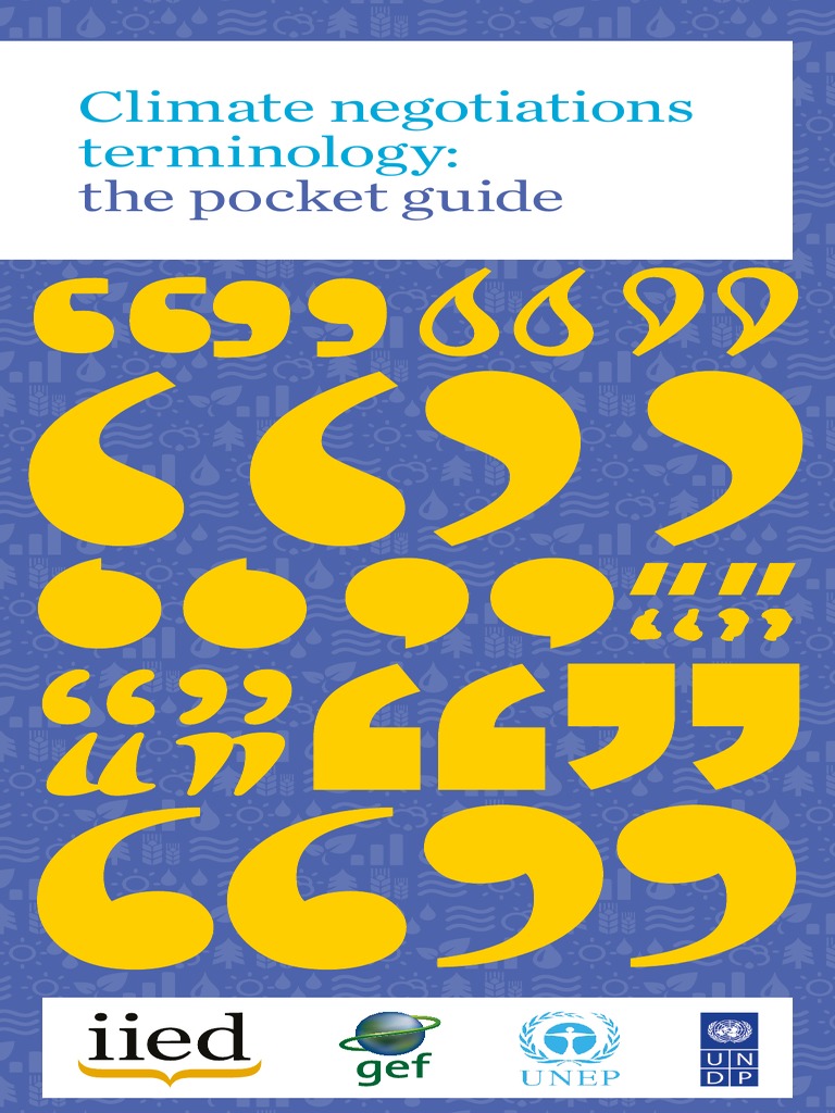 Climate Negotiations Terminology | PDF | United Nations Framework ...