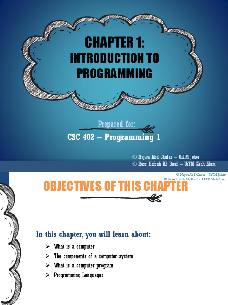 Intro To Programming PDF | PDF | Computer Data Storage | Computer Program