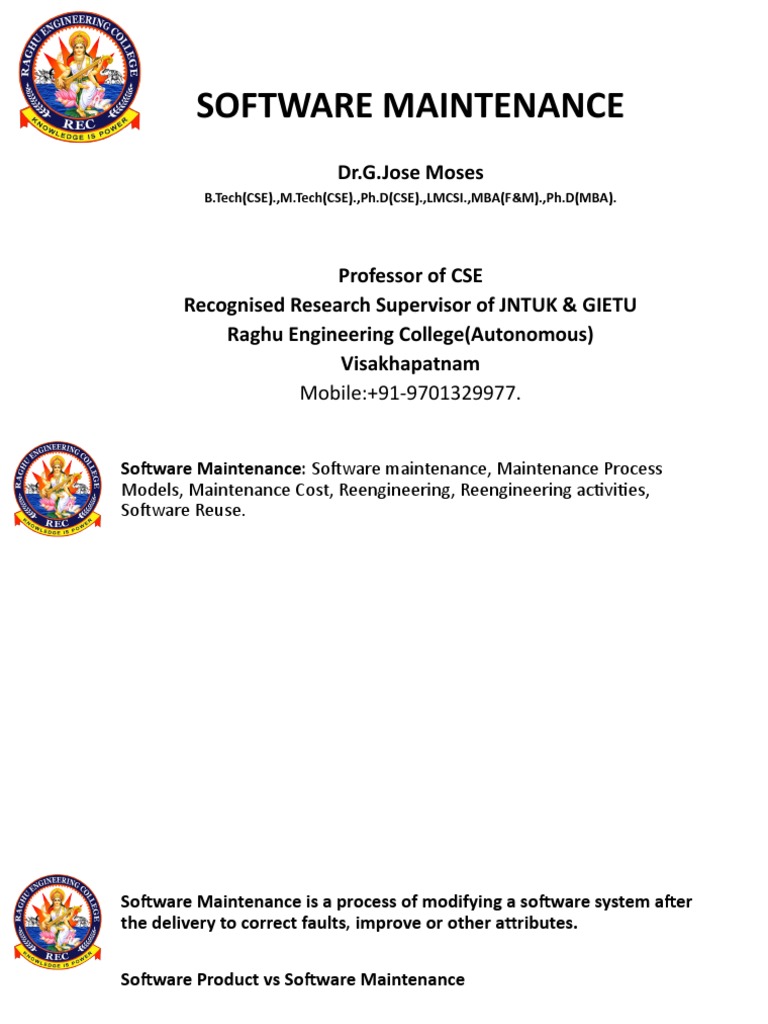 UNIT 6 Maintanance | PDF | Software Development | Source Code