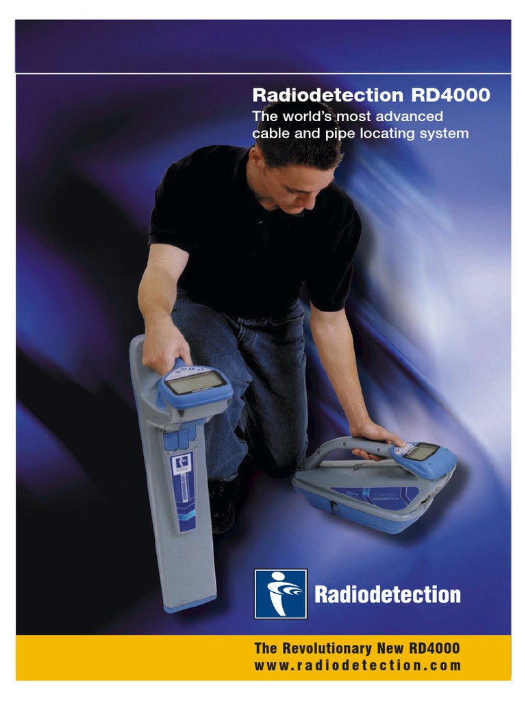 Radiodetection RD4000: The World's Most Advanced Cable and Pipe ...