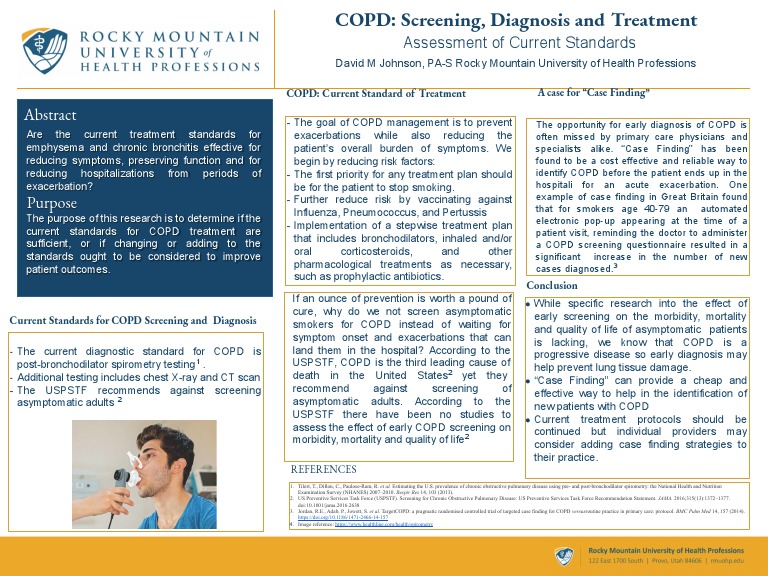COPD Poster | PDF | Chronic Obstructive Pulmonary Disease | Preventive ...