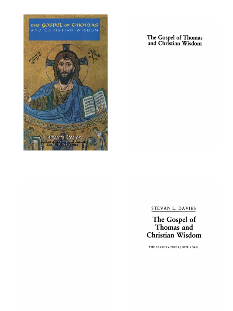 Gospel Of Thomas Pdf Pdf Gospel Of Thomas Gospels