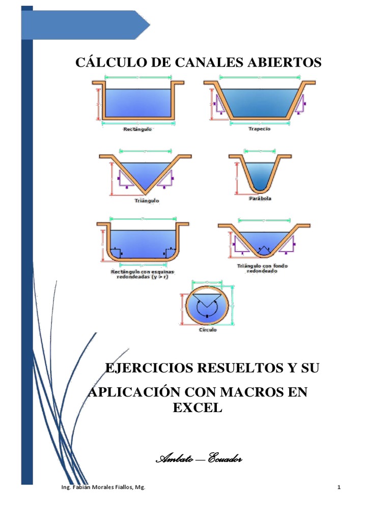Canales Tipicos Mostrando Diferentes Valores de N PDF | PDF | Canal ...