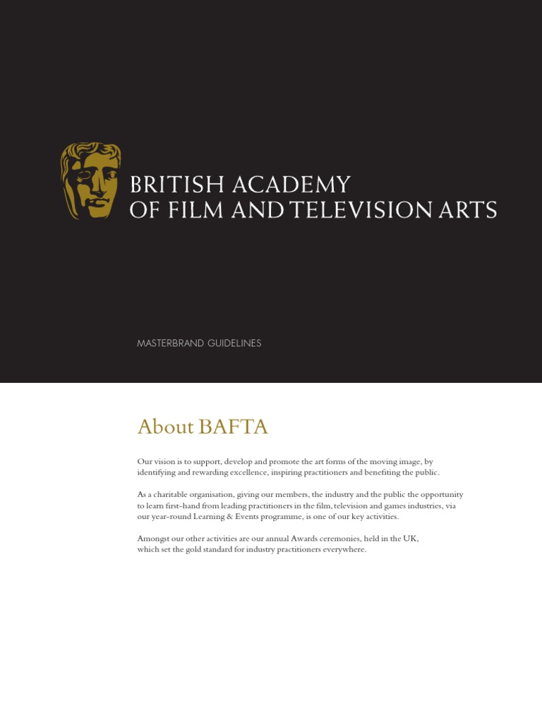 Brandbook Manual de Identidade Bafta | PDF | Typefaces | Logos