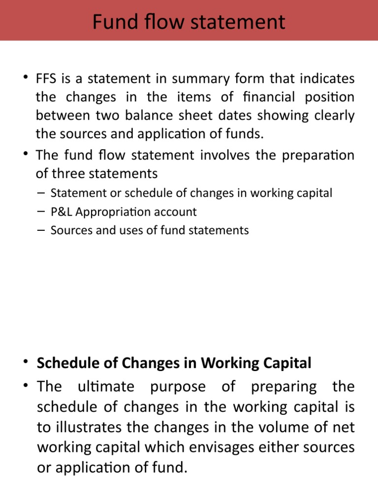 Fund Flow Statement | PDF | Dividend | Working Capital
