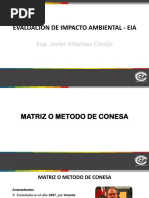 Matriz de Conesa | PDF | Evaluación de impacto ambiental | Naturaleza