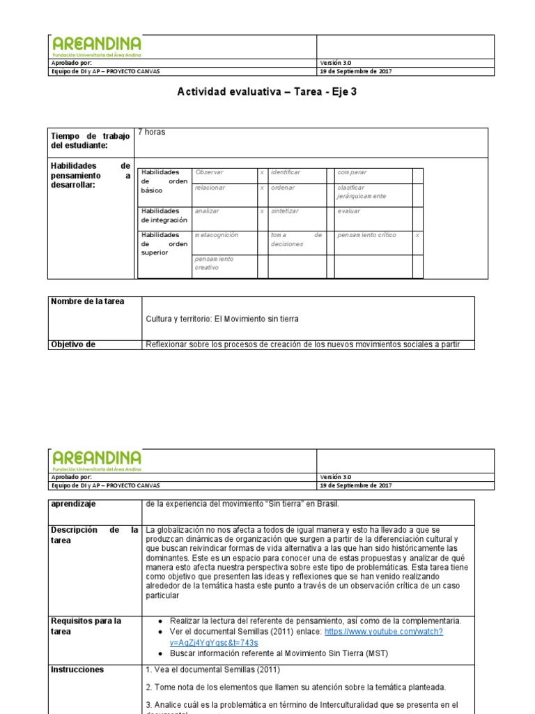 TAREA Eje 3 | PDF | Gramática | Ciencia cognitiva