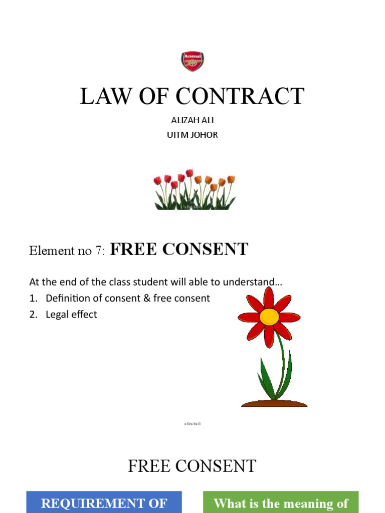 Understanding Free Consent in Contracts | PDF | Legal Ethics | Civil ...