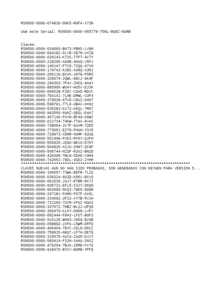 Serial DE REASON 5 | PDF