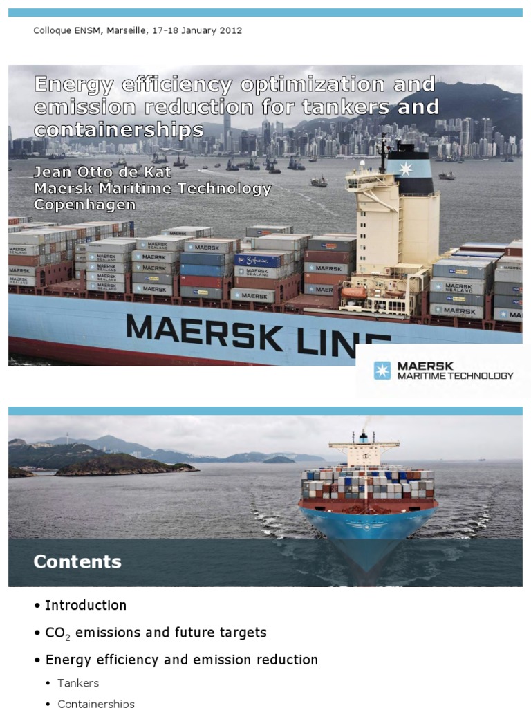 Energy Efficiency Optimization | PDF | Shipping | Water Transport