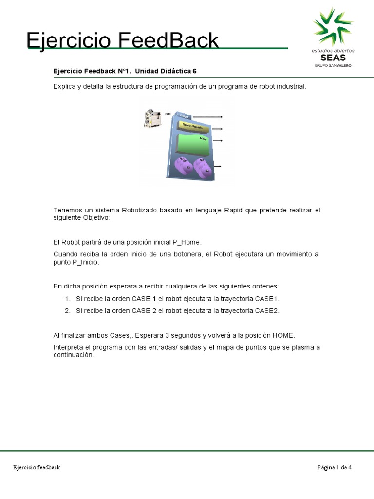 Ejercicio Feedback 1 | PDF | Programación de computadoras | Ingeniería de Sistemas