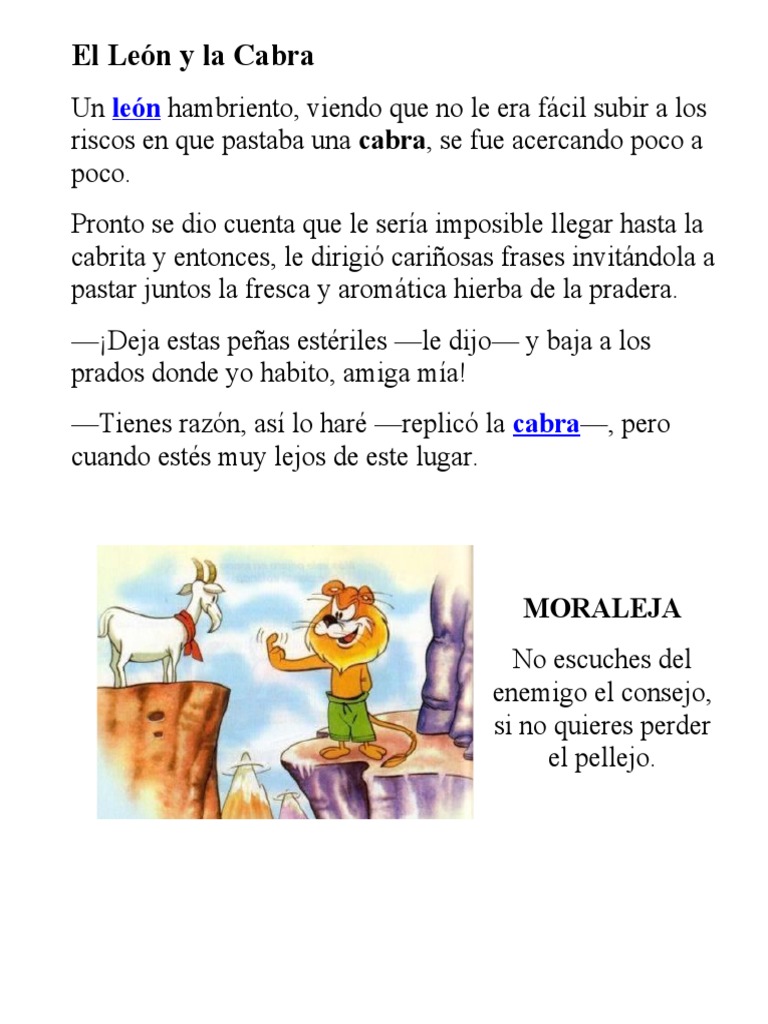 El León y La Cabra | PDF