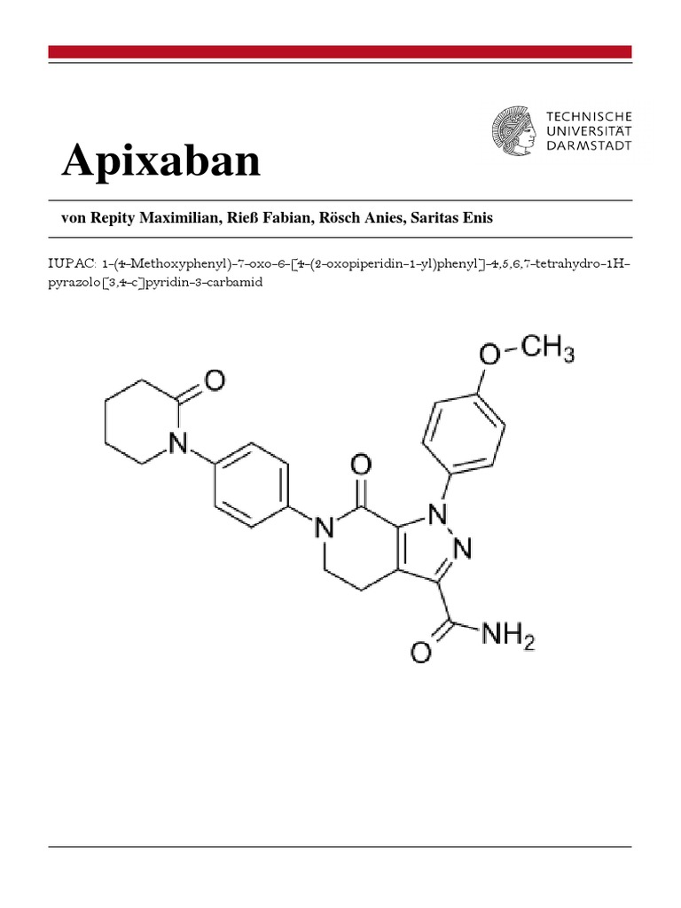 Apixaban Sintesis | PDF | Thrombosis | Coagulation