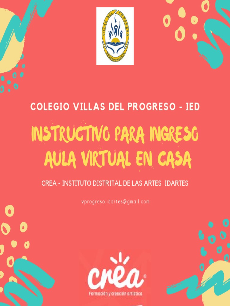 001 Paso A Paso Ingreso Aula Virtual IED Villas Del Progreso | PDF
