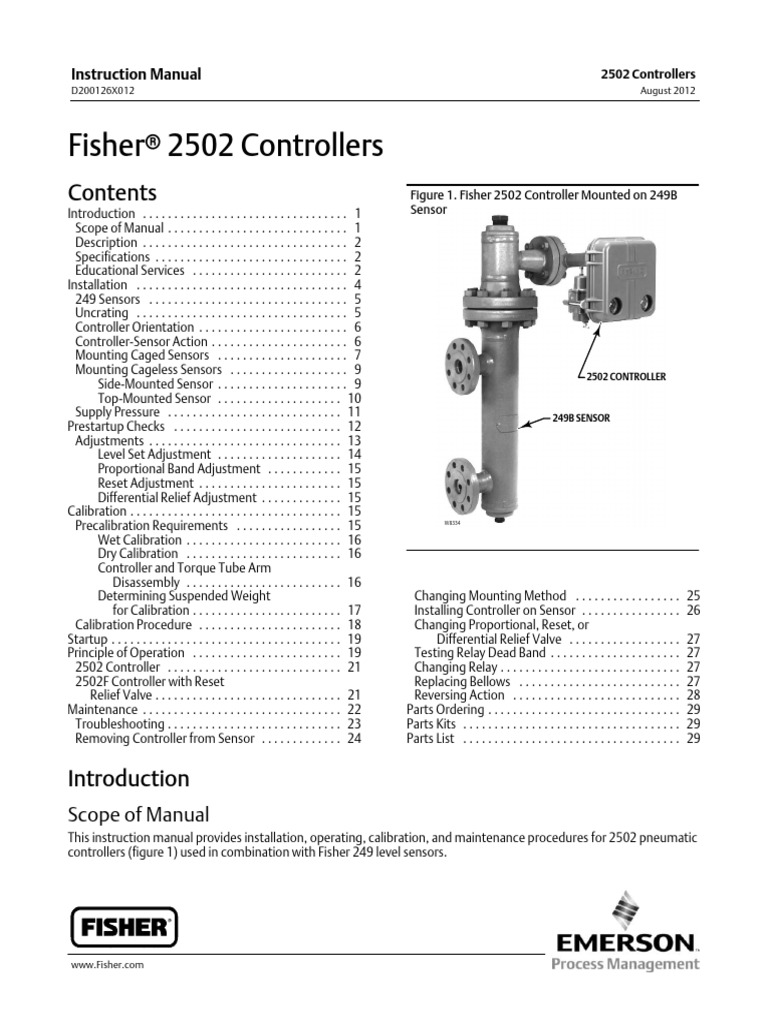 Fisher R 2502 Controllers: Instruction Manual | PDF | Thermal ...