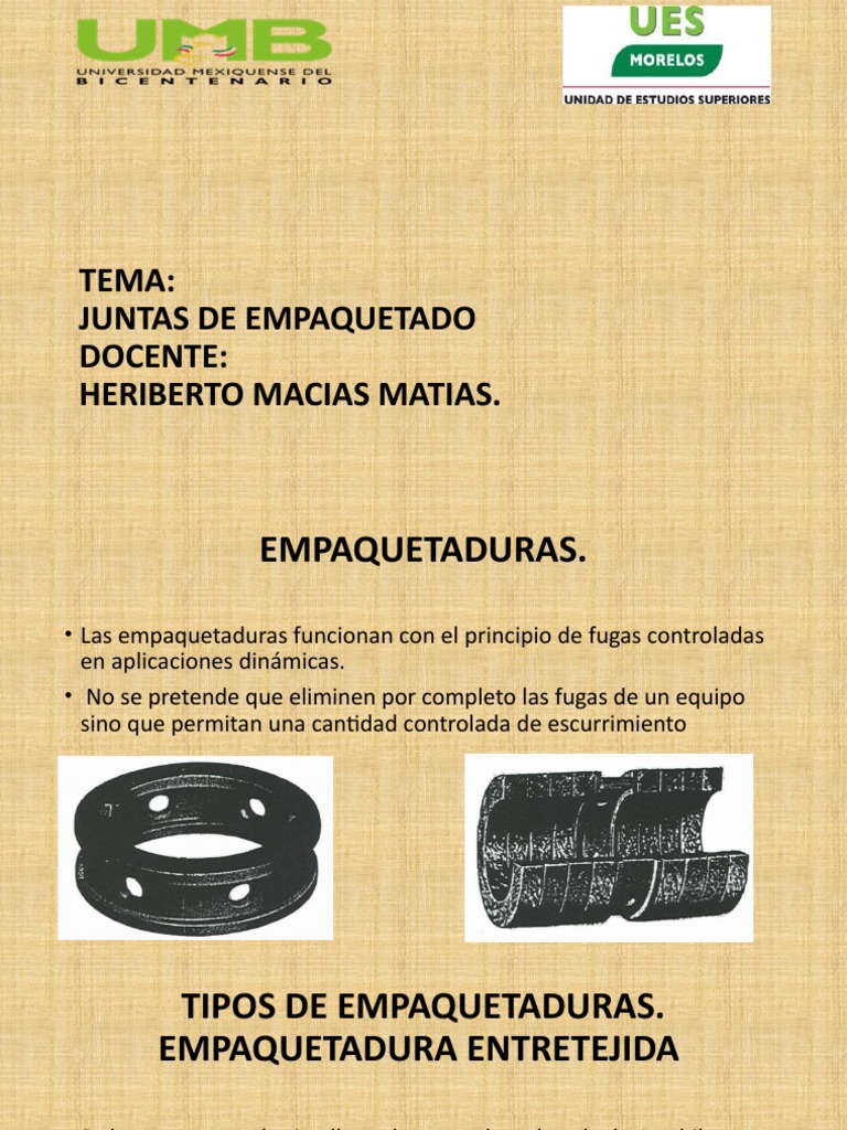 Empaquetado 1 Pdf Eje Fluido