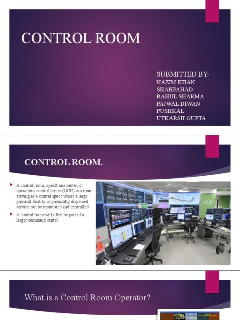 Control Room | PDF | Data Center | Access Control