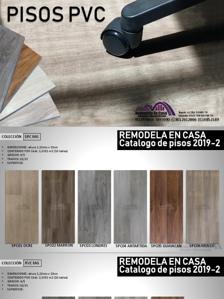 Catalogo de Piso PVC 2019 PDF | PDF | Arboles