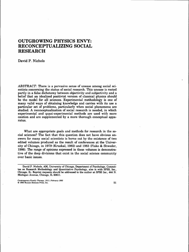 Nichols, Physics Envy | PDF | Causality | Relativism