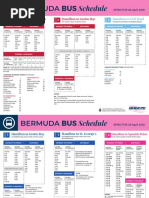 James Bus Line Schedule-Route | PDF | Bus | Bus Transport