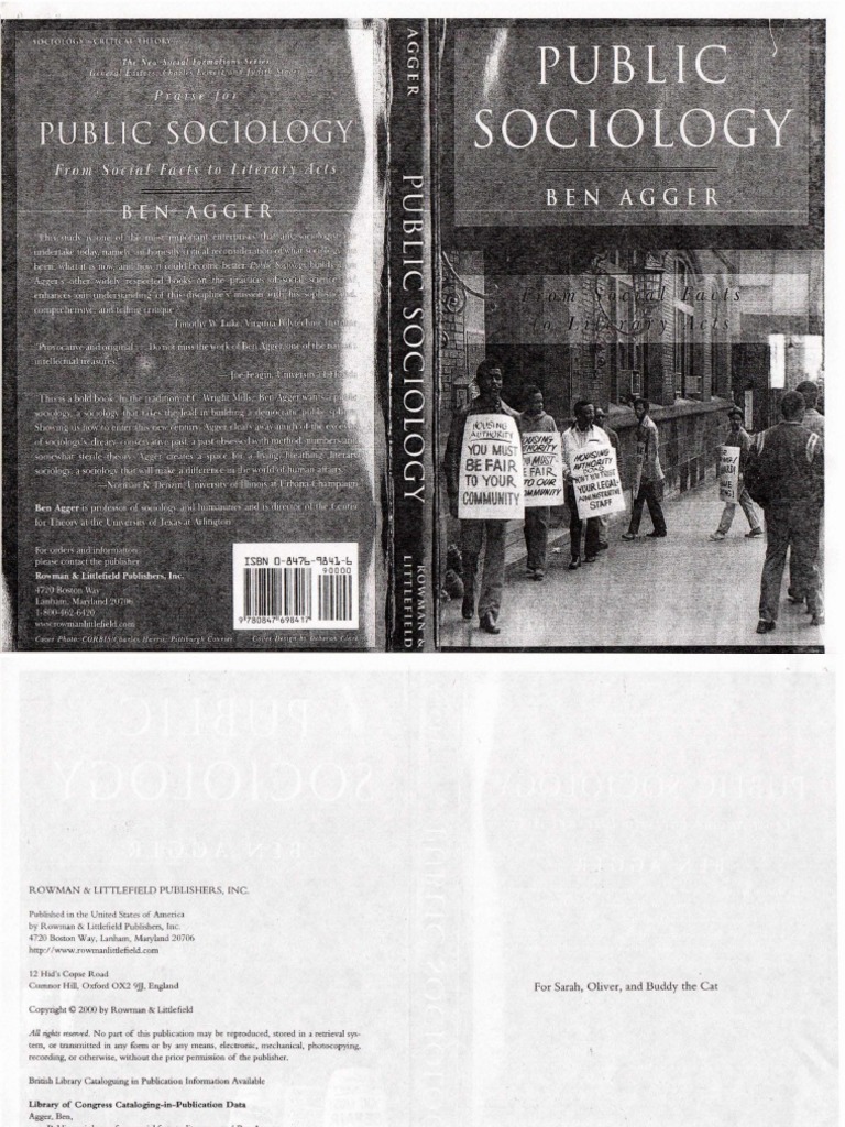 Agger Ben Public Sogiology PDF | PDF | Academia | Science