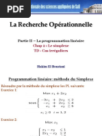 Cours 4 - Méthode de Simplexe | PDF | Optimisation linéaire | Programmation informatique