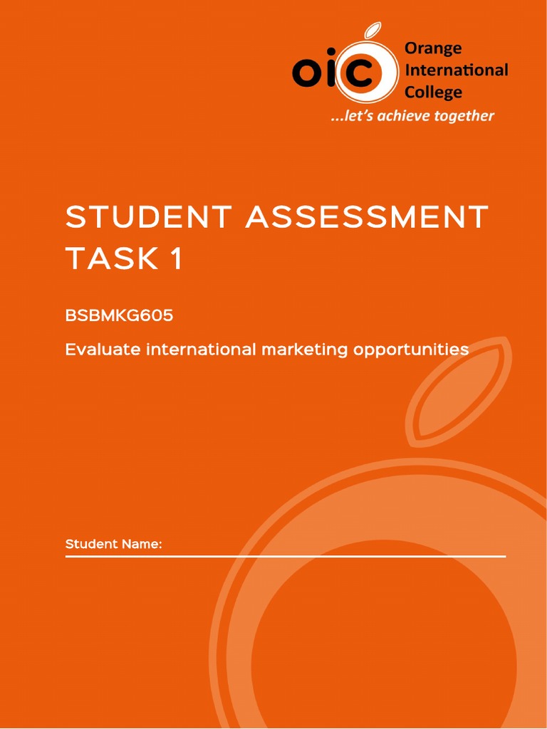 BSBMKG605 Student Assessment Task 1 PDF | PDF | Swot Analysis | Policy