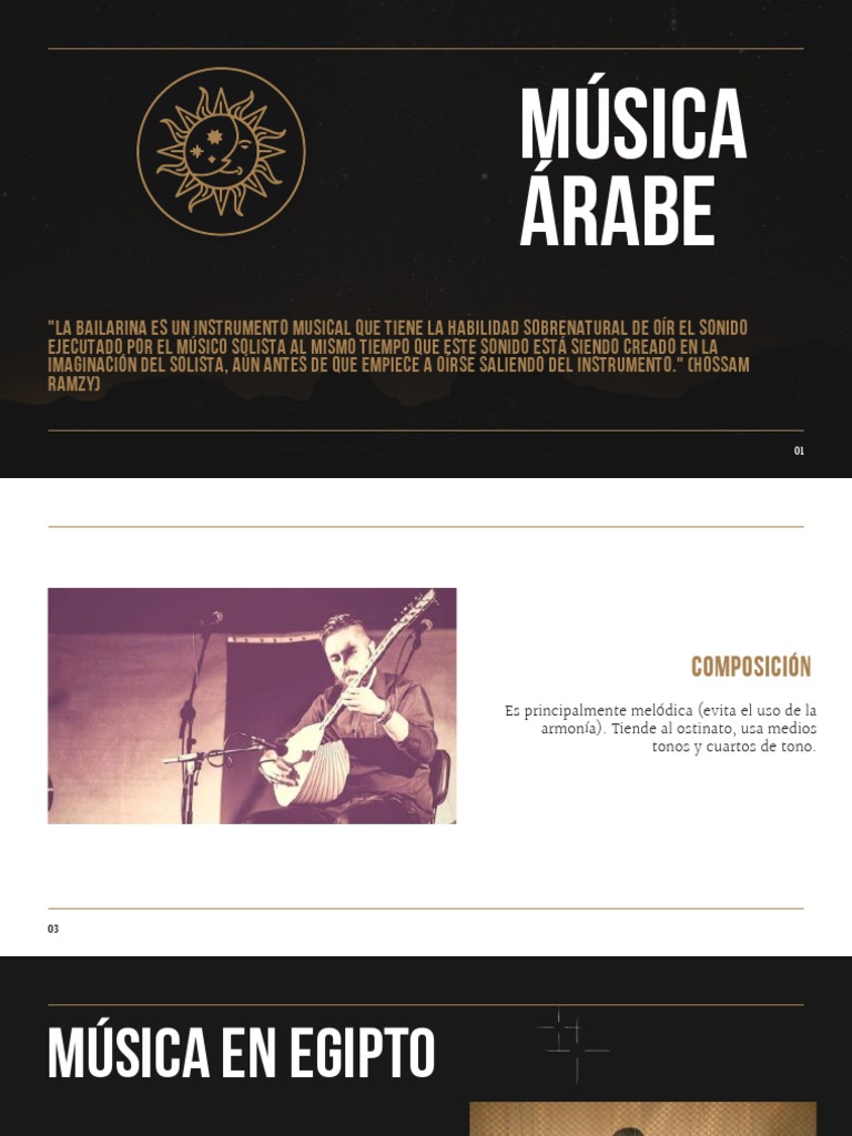 Historia de la Música Árabe en Egipto | PDF | Las artes escénicas ...