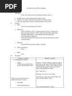 Grade 11 Oral Communication Lesson Plan | PDF | Lesson Plan | Conversation