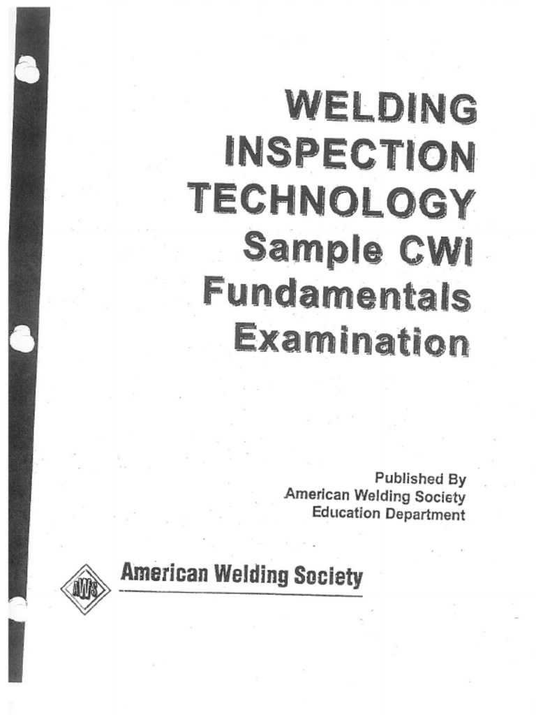 CWI Fundamental Test | PDF