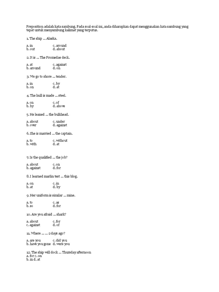 Marlins Test | Download Free PDF | Foods