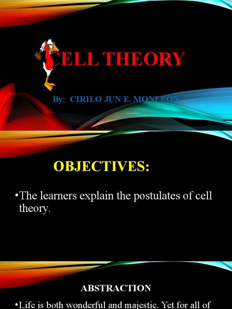 Lesson 1 - Cell Theory | PDF | Cell (Biology) | Organisms